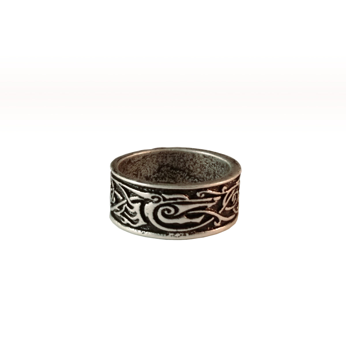 celtic wolf ring