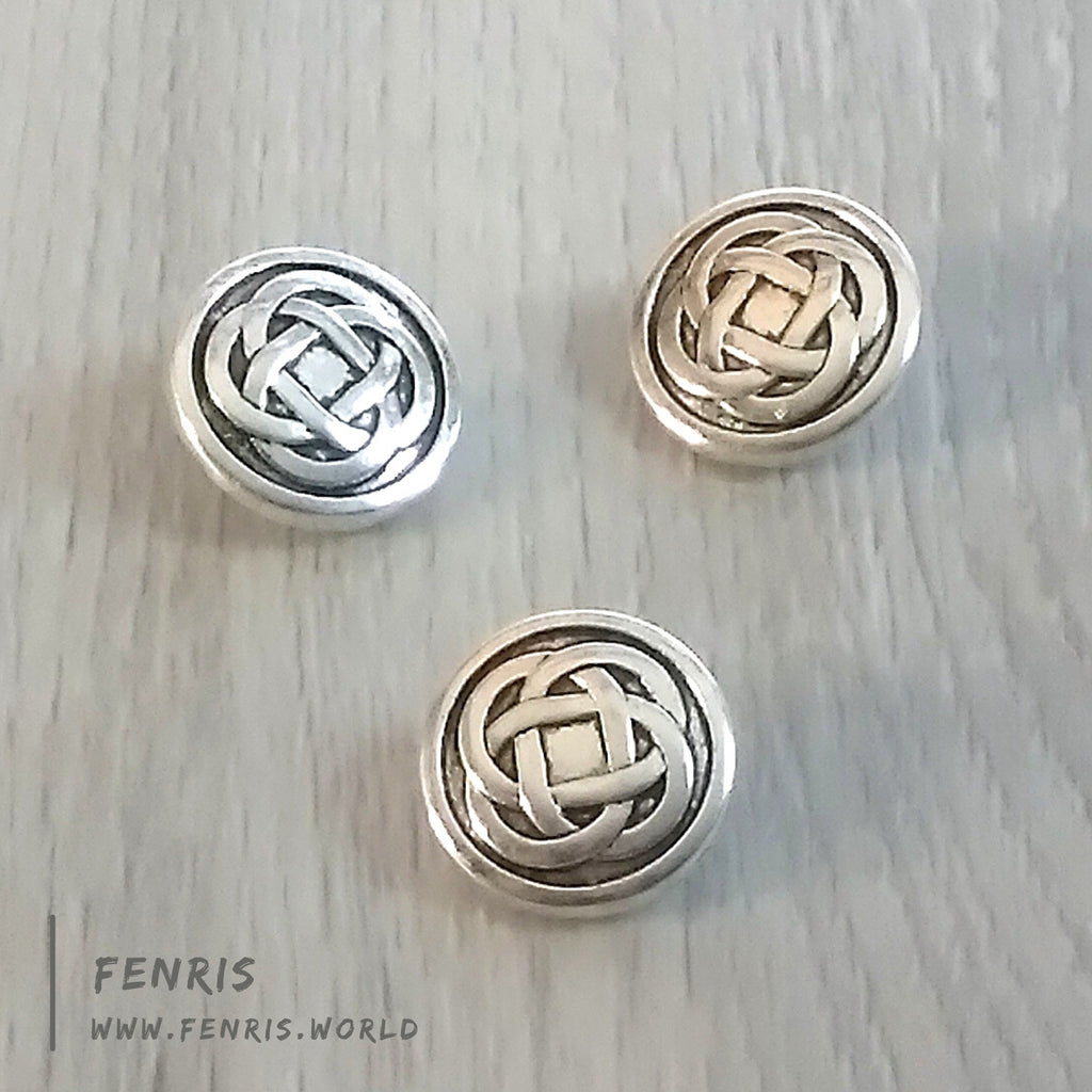 Celtic Knot Buttons Silver – Fenris