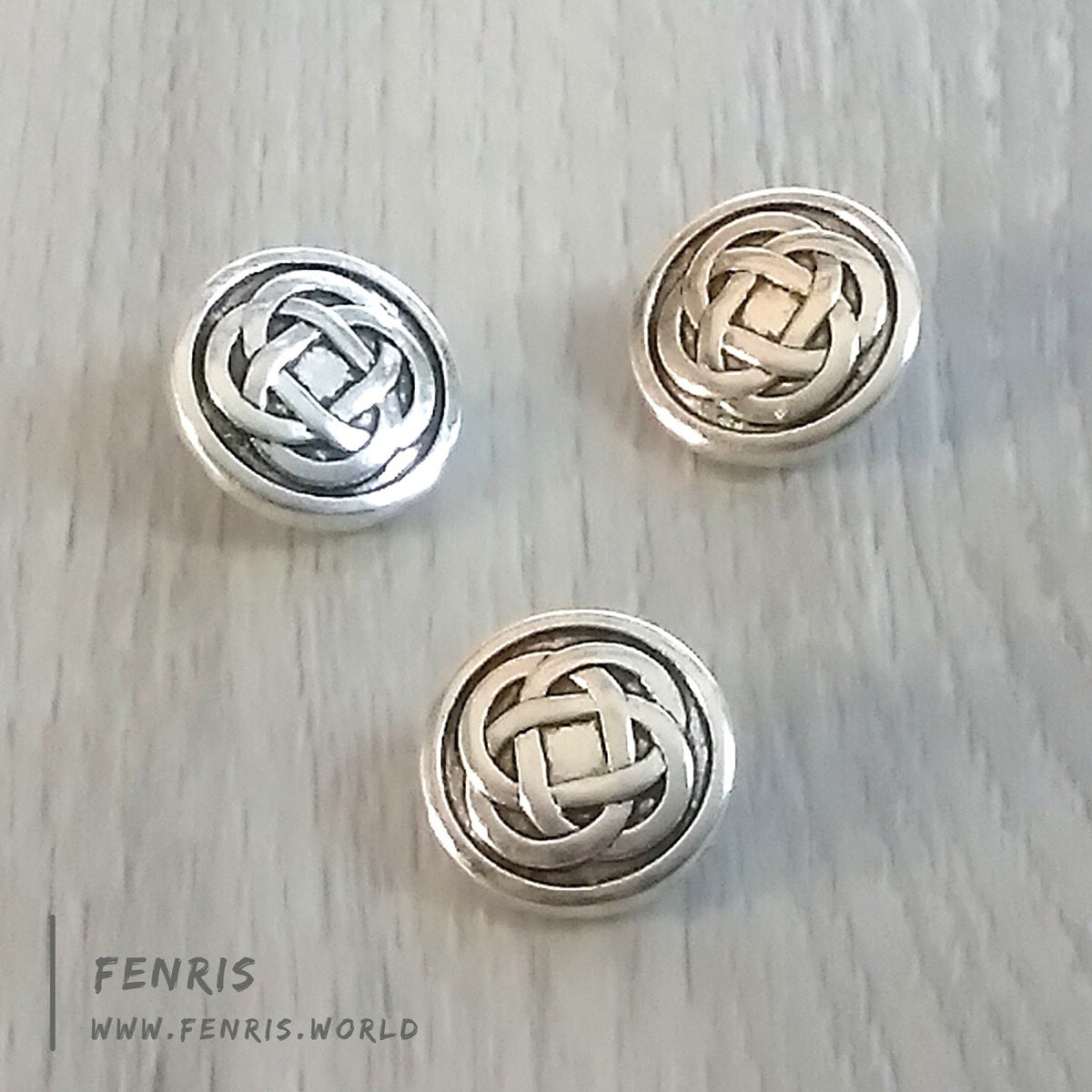 Celtic Knot Buttons Silver – Fenris