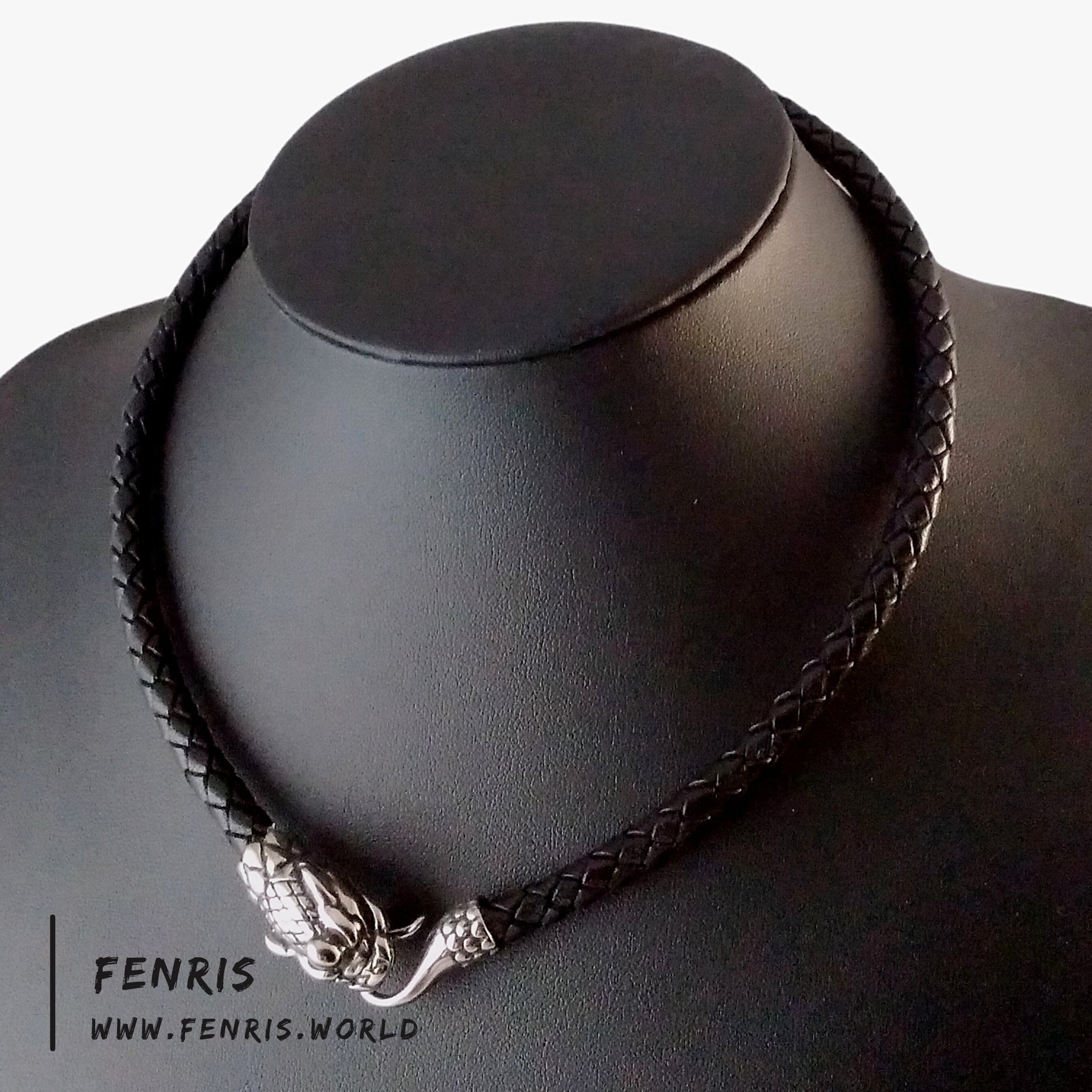 Dragon Choker Necklace Silver Flying Asian Style – Fenris