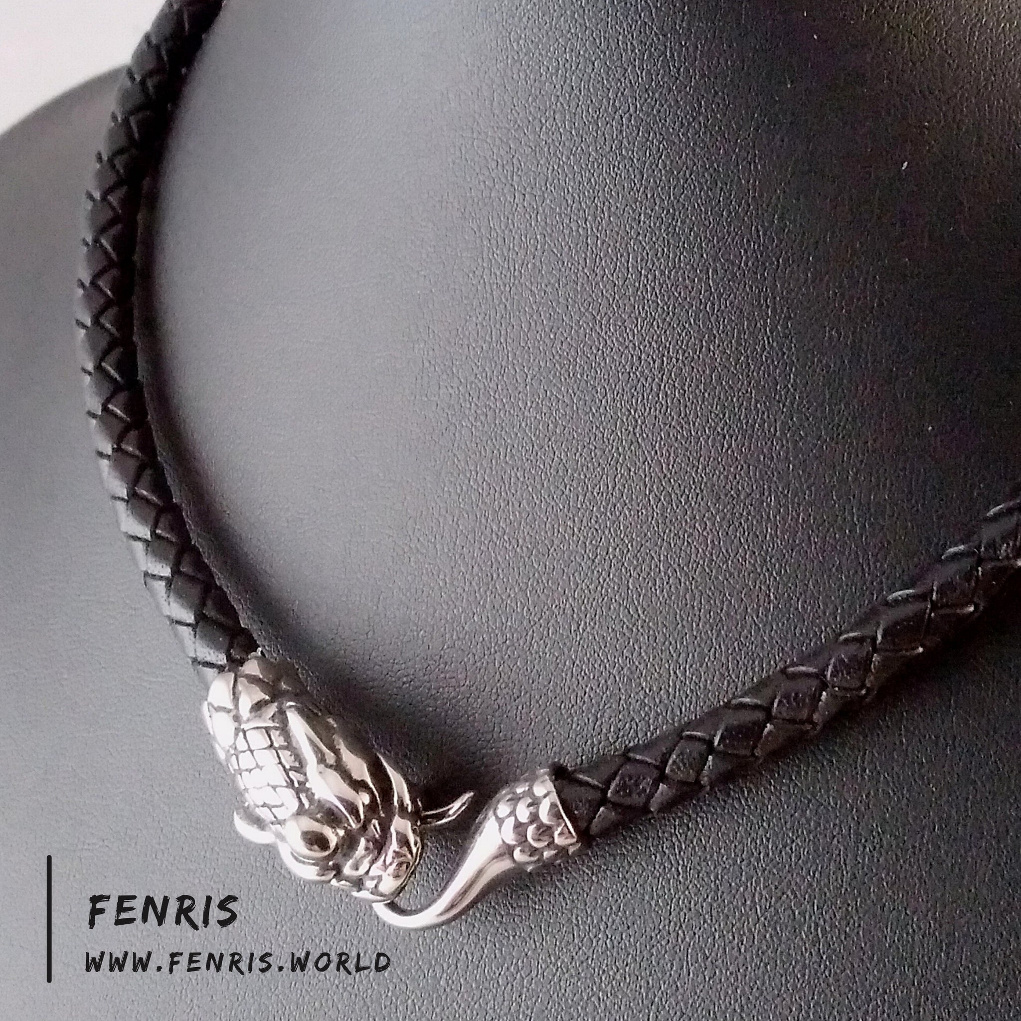 Dragon Choker Necklace Silver Flying Asian Style – Fenris